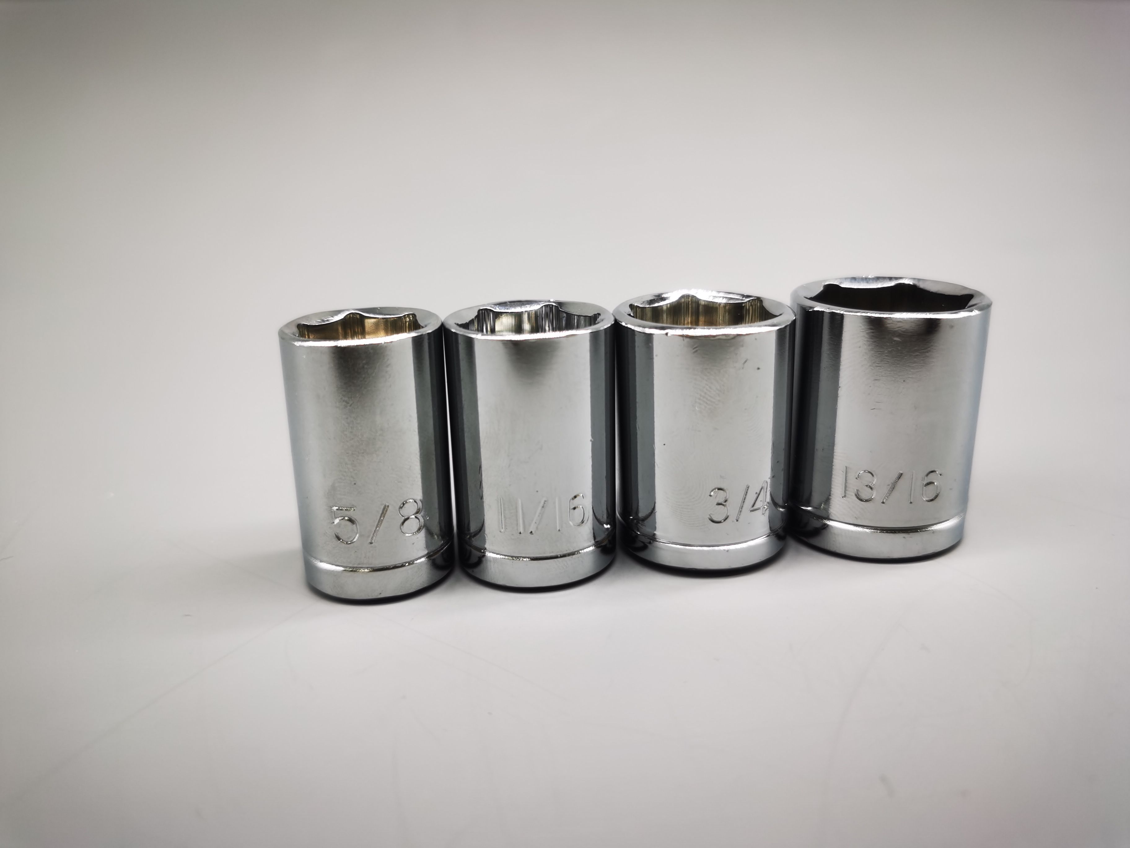 1/2“and”3/8 Inch Drive 6-point Socket And Ratchet Set, 52-piece - Buy ...