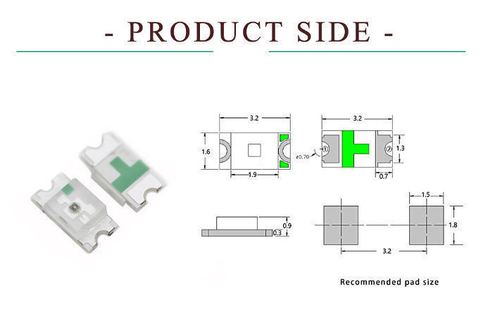 Wholesale Mini Ir 810nm Led Infrared 1206 3216 Smd Ir Led - Expore ...