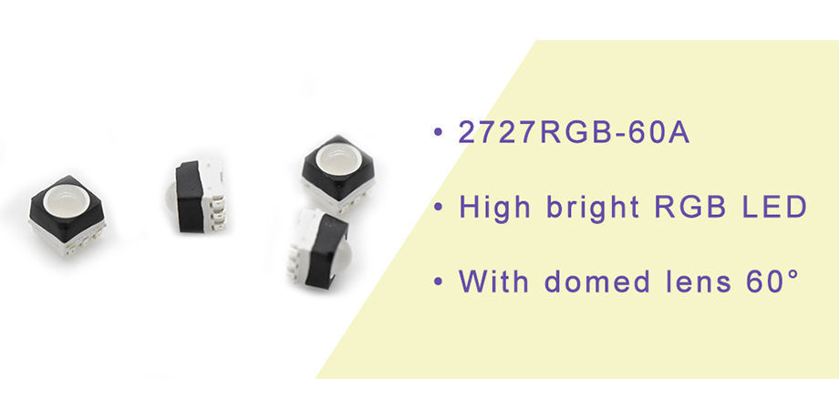 Buy Wholesale China 2727 Smd Led Rgb Led 60 Degree Domed Lens Rgb Led ...