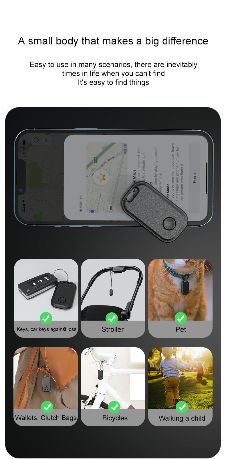 Buy Wholesale China Mini Wireless Anti Lost Keychain Alarm Itag Smart Tracking Device Ble Phone ...