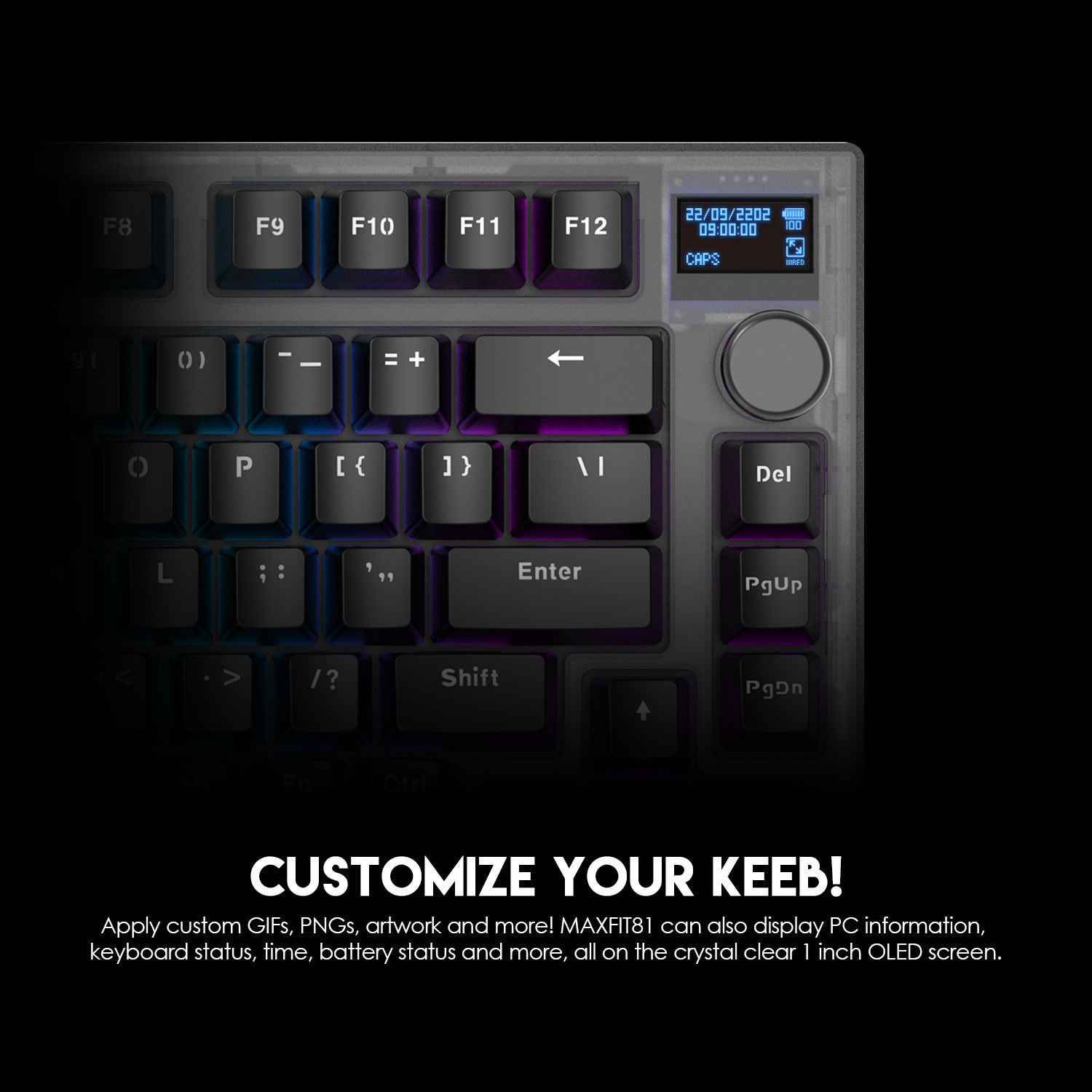 Buy Wholesale China Fantech Mk910 Abs Mechanical Keyboard Maxfit 61 ...