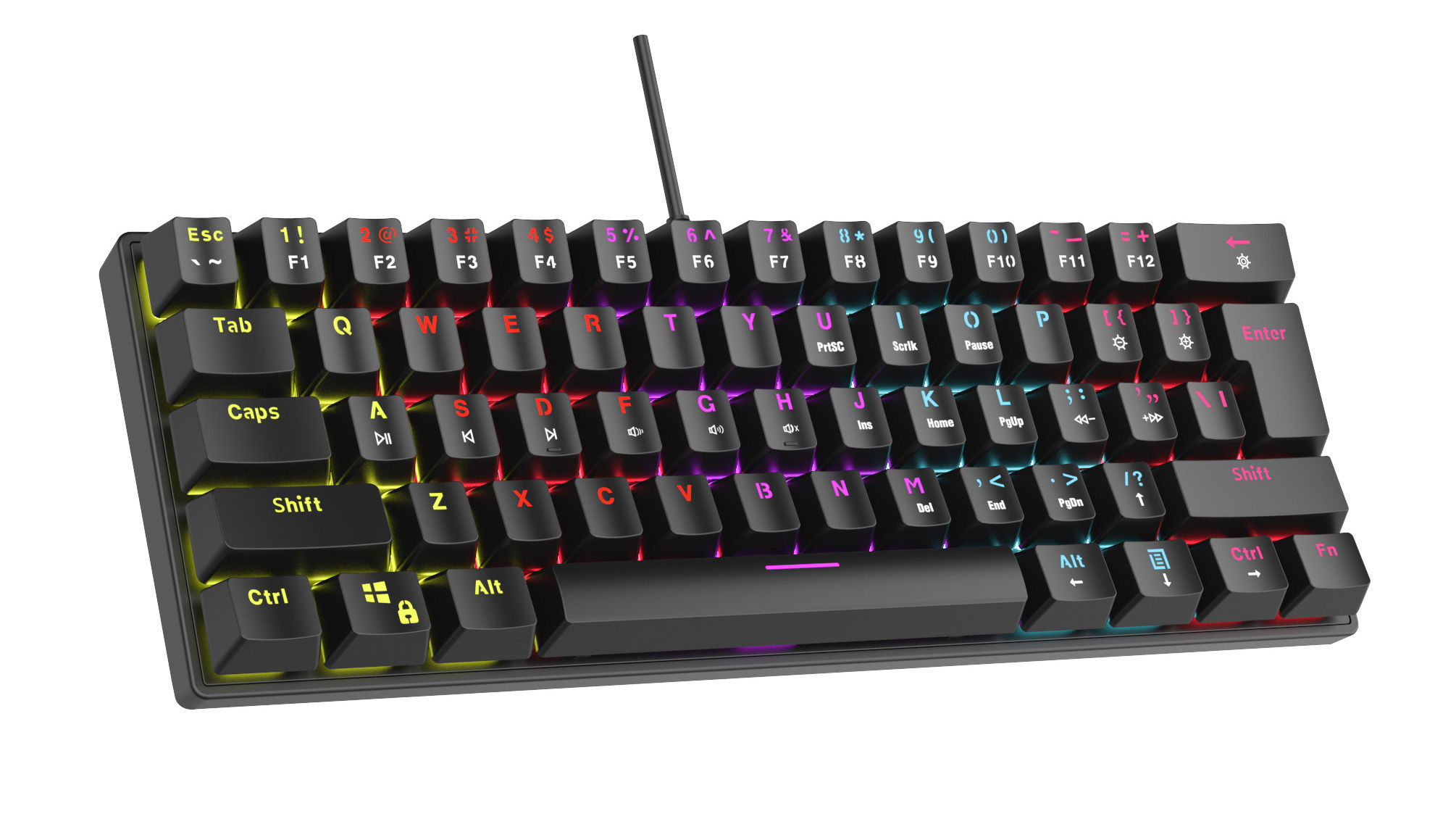 Buy Wholesale China 61 Keys Mini Size Mechanical Keyboard & Mini Size ...