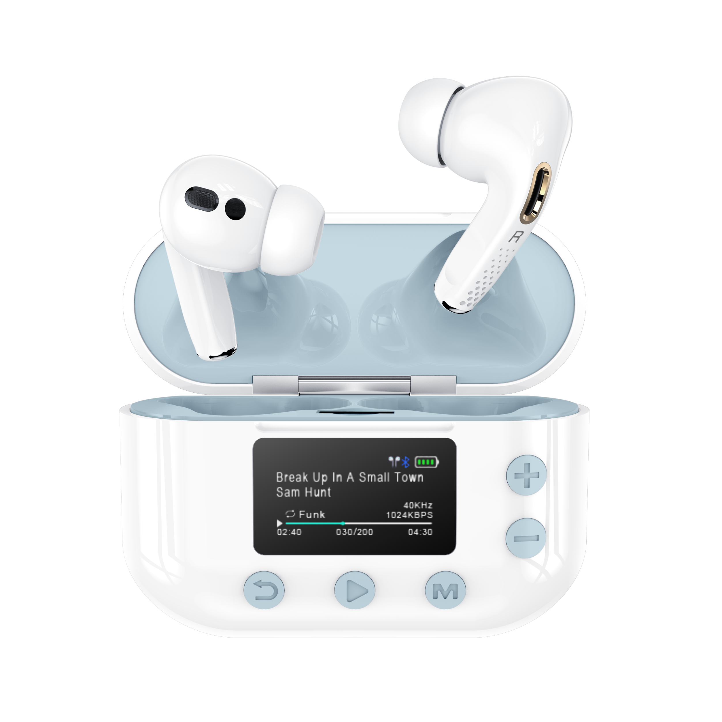 Headphones With Bt 5.0, Wireless Headphone And Mp3 Player Earphone 2 In ...