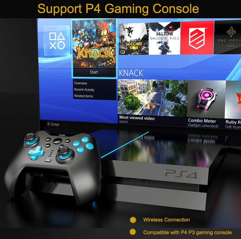 Wireless Controller For Android Ios Pc N-switch Ps4 Ps3 Macro Function ...