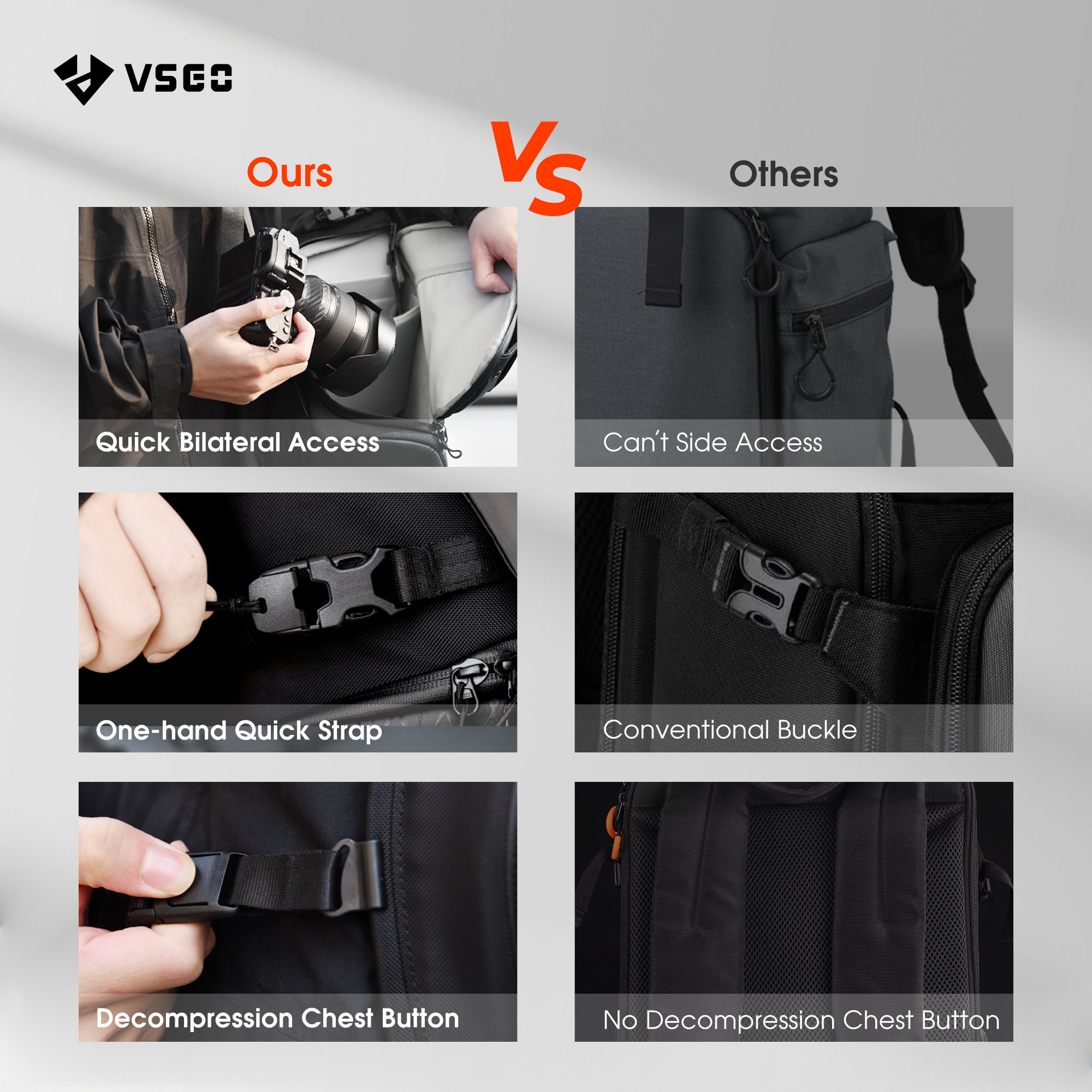 Buy Wholesale China Vsgo Black Snipe 16l Commuting Camera Backpack V-bp02 & Camera Backpack at ...