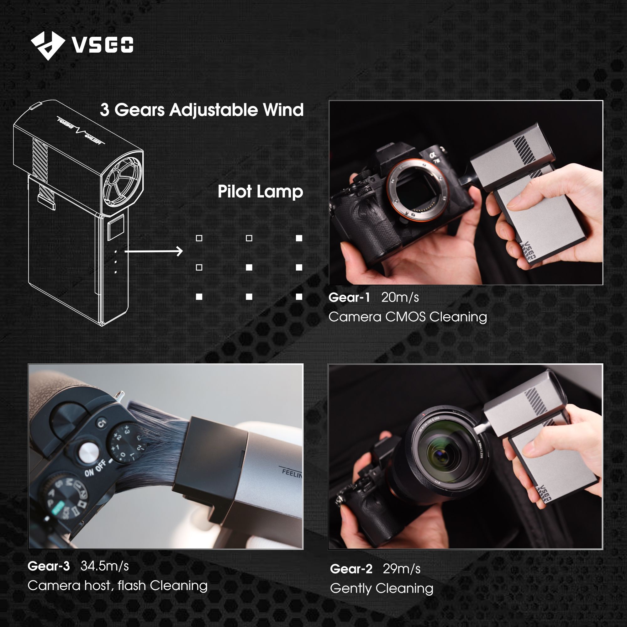 Buy Wholesale China Vsgo Portable Palm Turbo Air Duster & Air Duster at ...