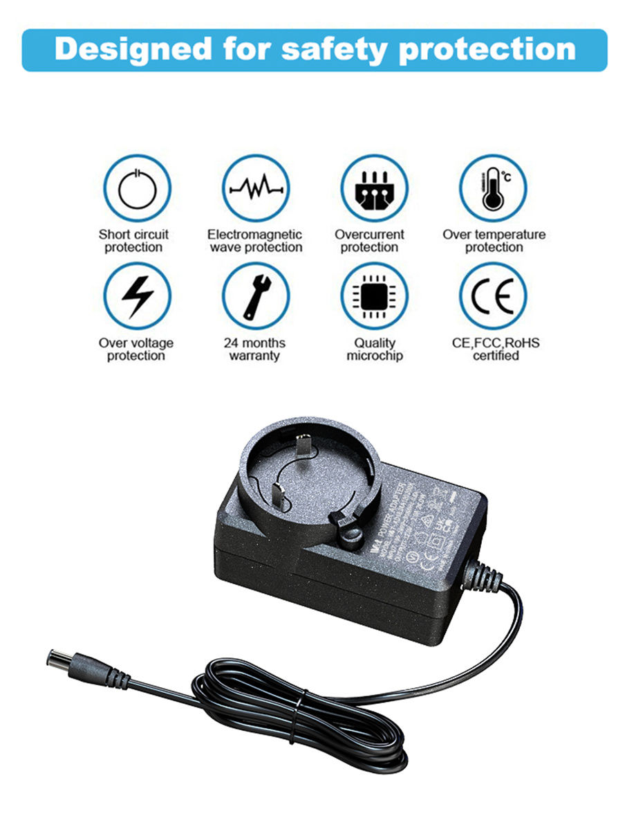 Buy Wholesale China Hot Sale Interchangeable Power Adapter 24w 500ma 1a ...