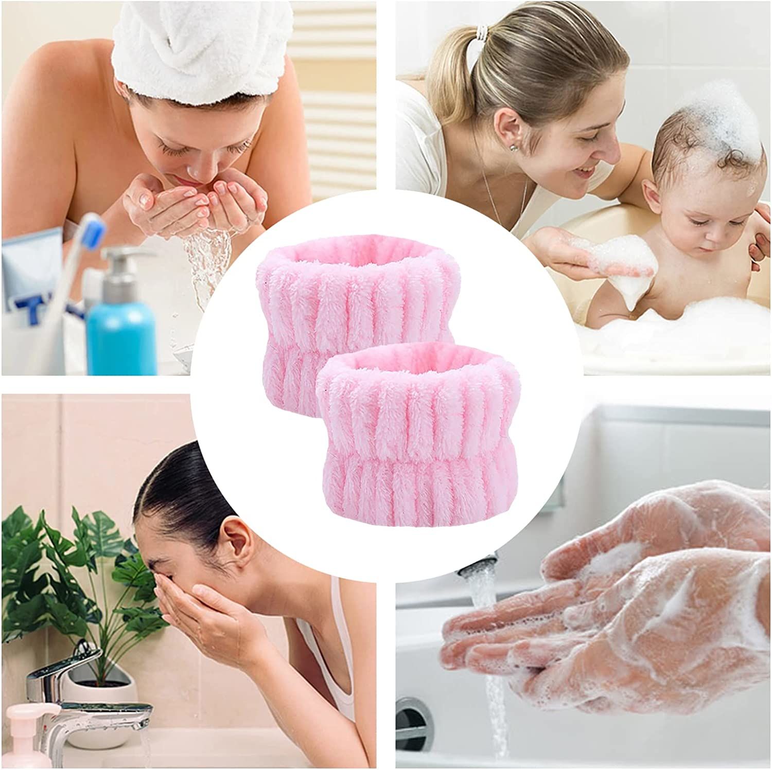 Buy Wholesale China 2 Pcs Spa Wrist Wash Band, Wrist Wash Towel Band ...