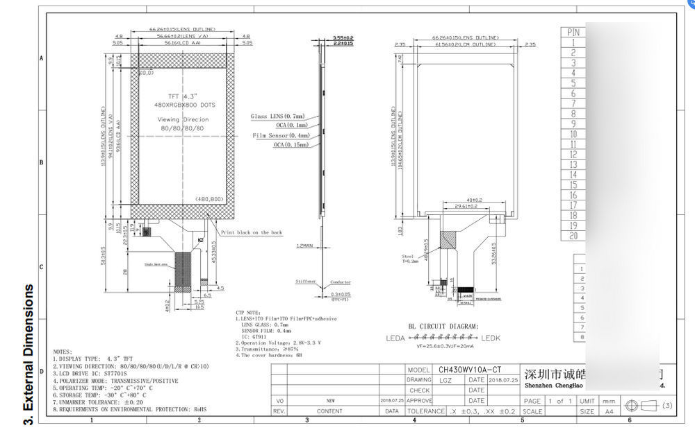 Buy Wholesale China Manufacture 4.3 Inch Capacitive Touch Lcd Screen ...