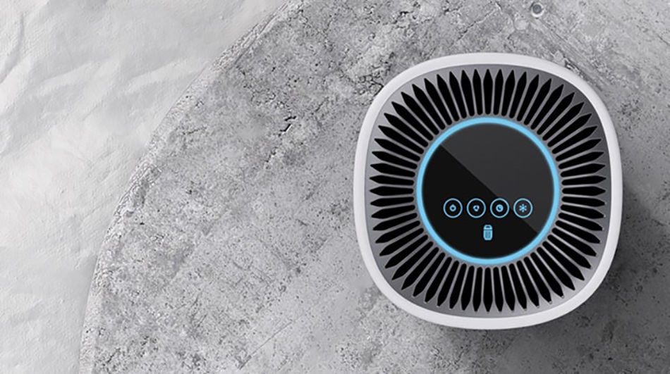 Buy Wholesale China Mini Portable Desk Smart Air Cleansing Ionized ...