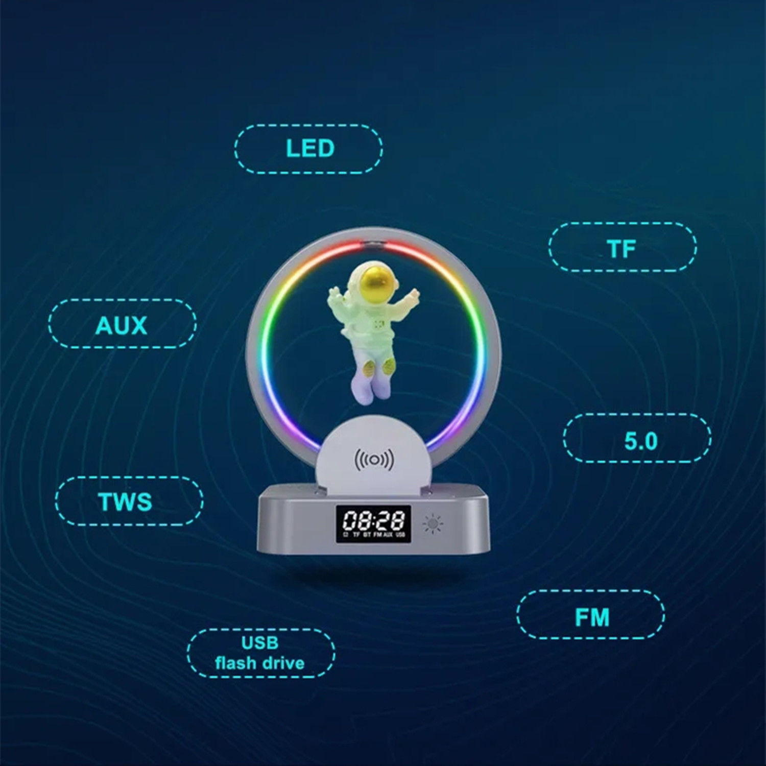 Buy Wholesale China New Design Magnetic Levitation Spaceman Rgb ...