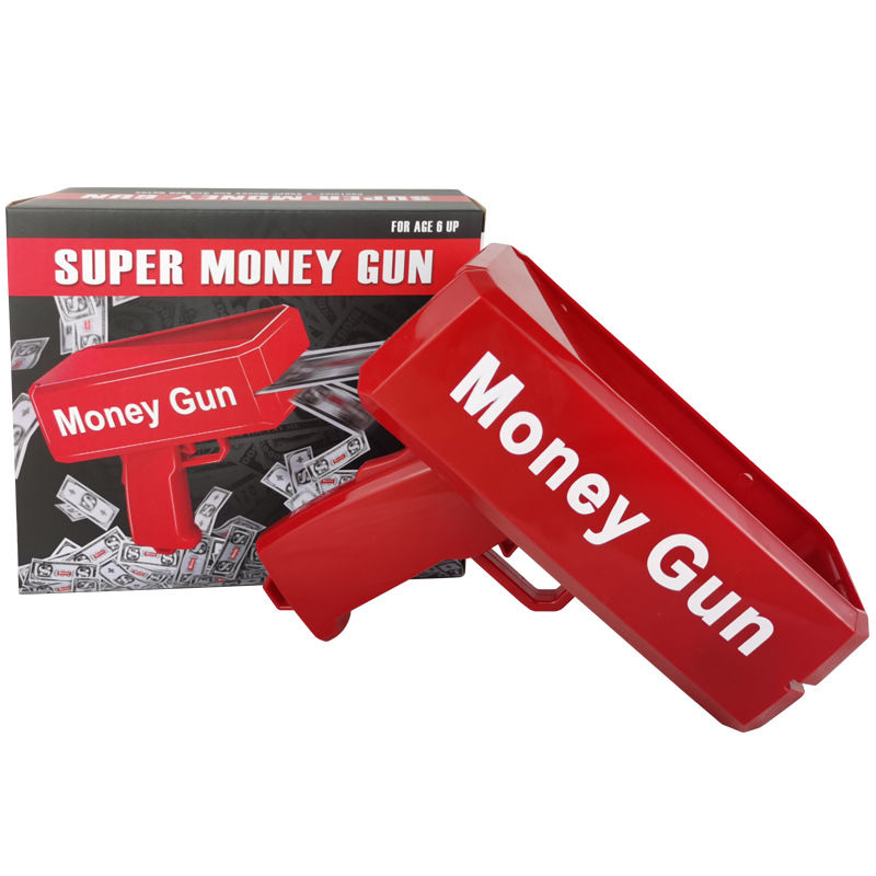 Buy Wholesale China Automatic Printed Dollar Euro Money Gun Props Notes ...