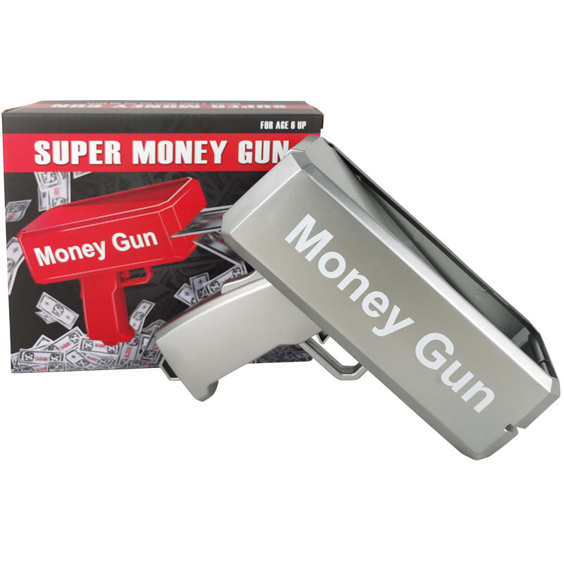 Buy Wholesale China Automatic Printed Dollar Euro Money Gun Props Notes ...