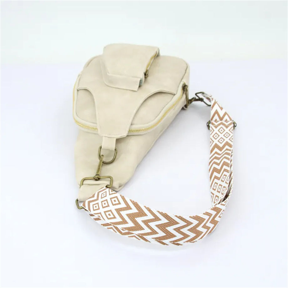 Buy Wholesale China Custom Sling Chest Bag Backpack Velvet Suede Fanny ...