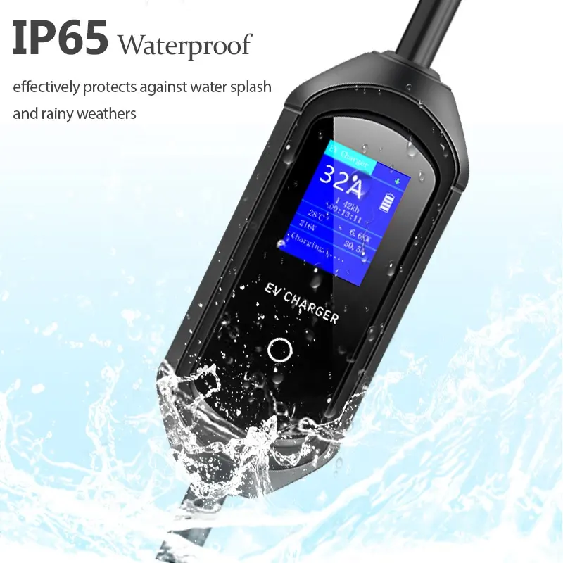 Buy Wholesale China Electric Ip65 Portable Ev Charger 32a 5m Cable 7kw ...