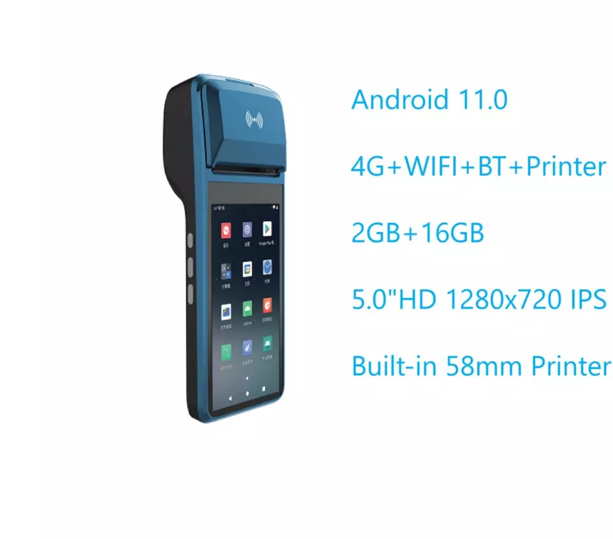 Buy Standard Quality China Wholesale H8c Portable Android Handheld Pos ...