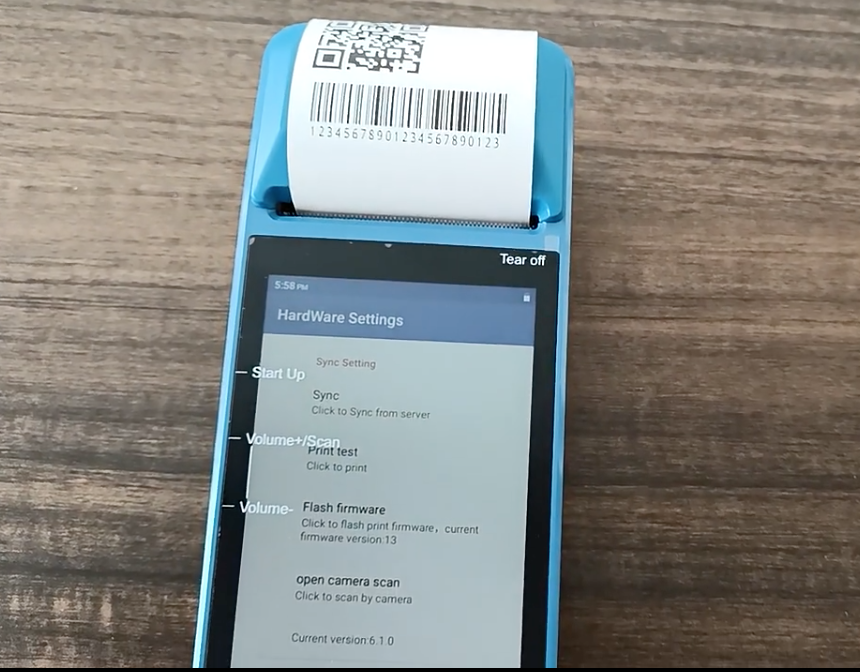 Buy Standard Quality China Wholesale H8c Portable Android Handheld Pos ...