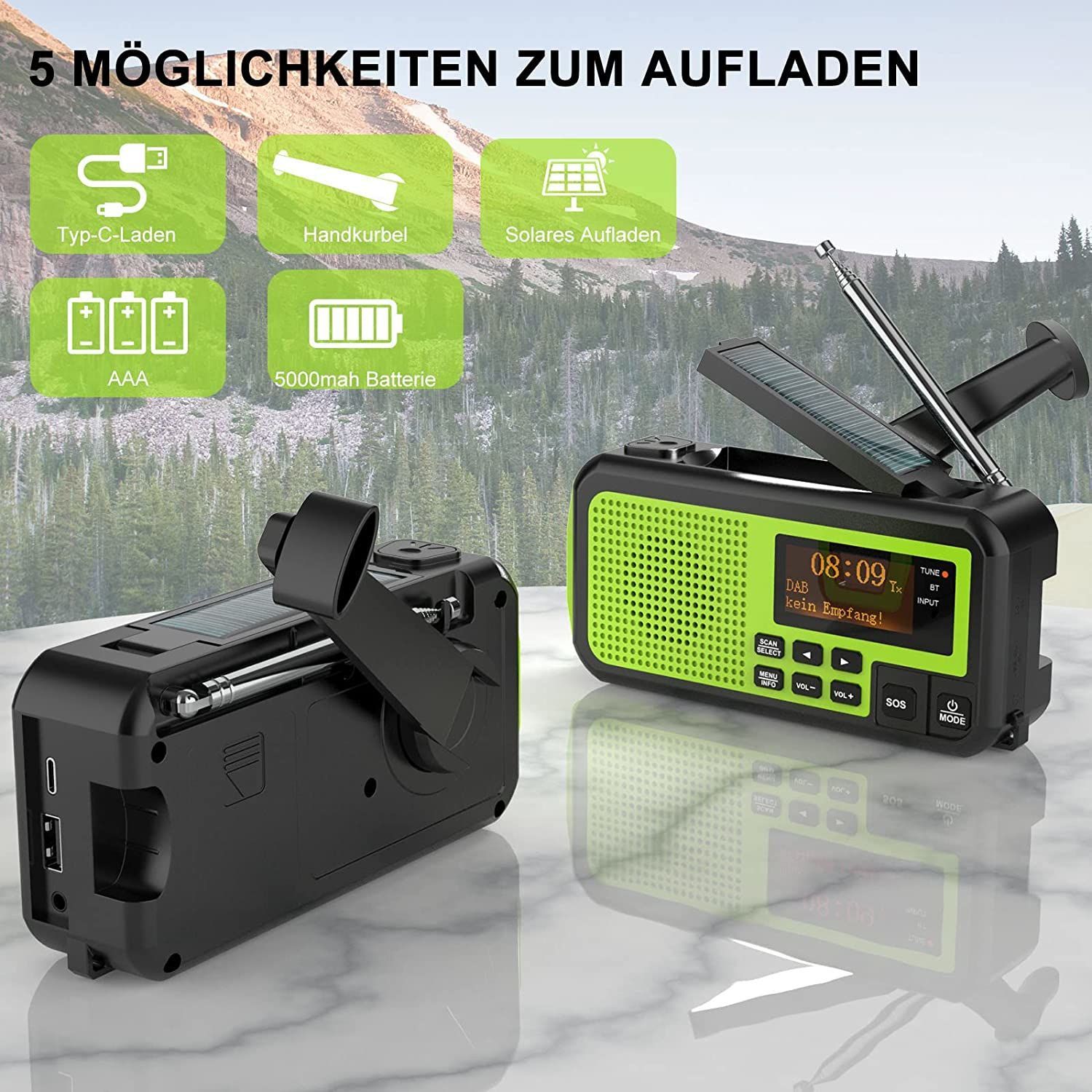 Buy China Wholesale Dynamo Dab Portable Radio, Crank Radio With Mobile ...