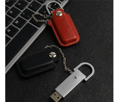 Leather Usb Stick 1gb 2gb 4gb 8gb Customized Logo Flash Memory, Usb ...