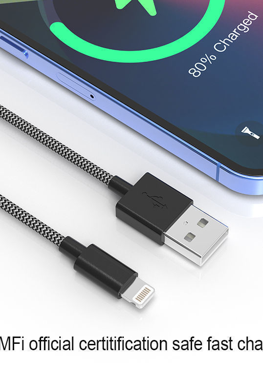 Buy Wholesale China High-speed Braided Data Cable For Iphone Charging ...