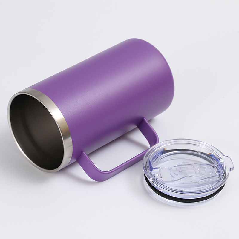 Buy Wholesale China Stainless Steel Mug With Handle & Lid , 500ml ...