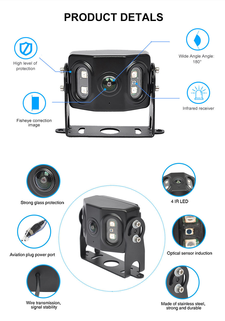 Buy Wholesale China 180 Degree Wide Angle Ahd Night Vision Car Back Up ...