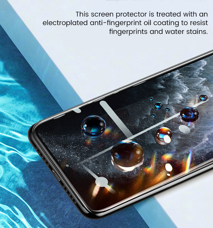 High-end Bubble Free Esd Anti-static Dust Proof Hd Full Cover Tempered Glass Screen Protector ...
