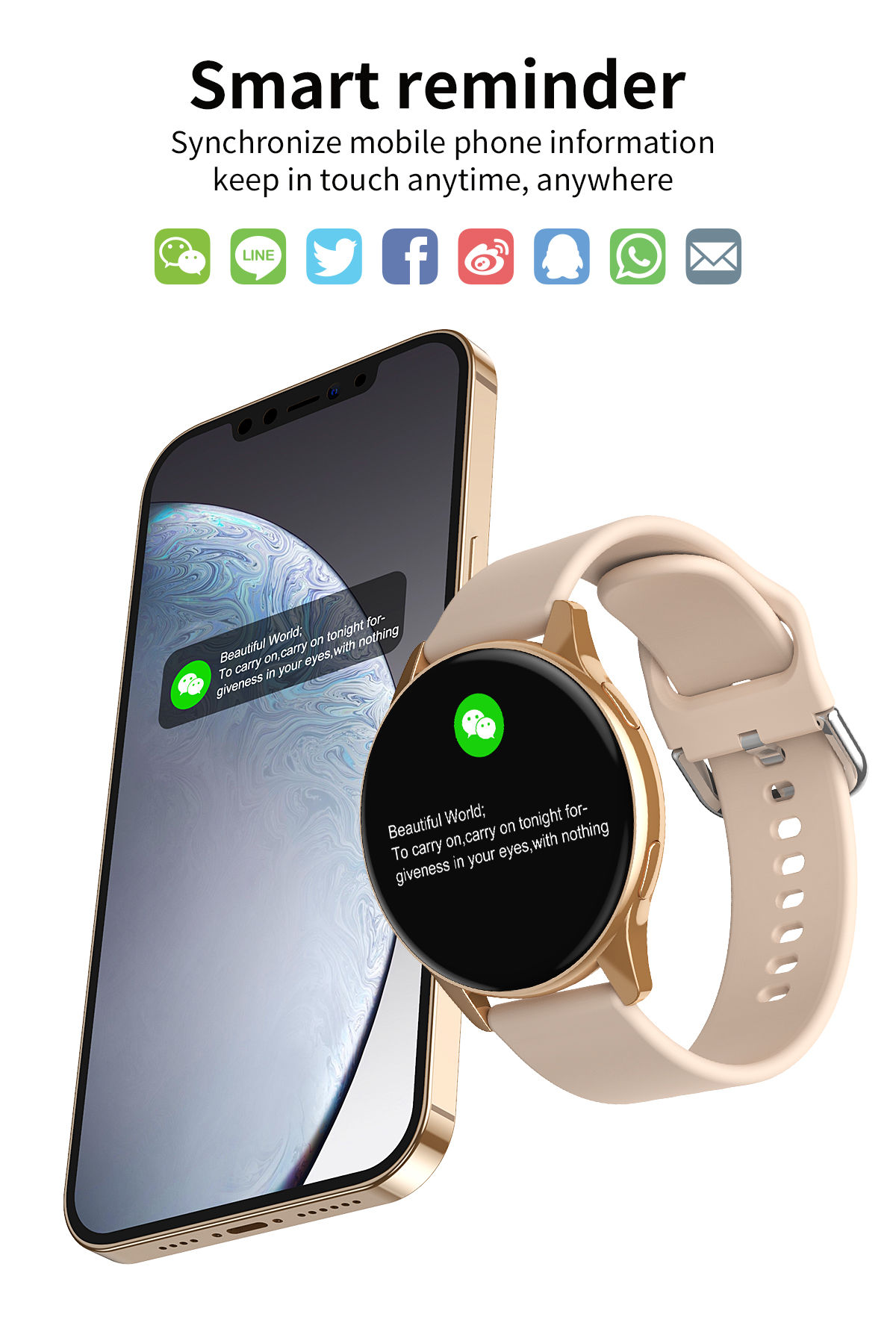 Buy China Wholesale 1.3 Inch Full Touch Round Screen Call Smart Watch ...