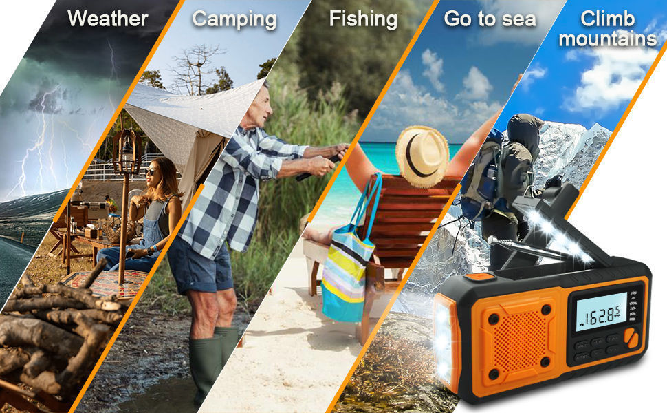 Bulk Buy China Wholesale Portable Solar Panel Hand Crank Radio Sos ...