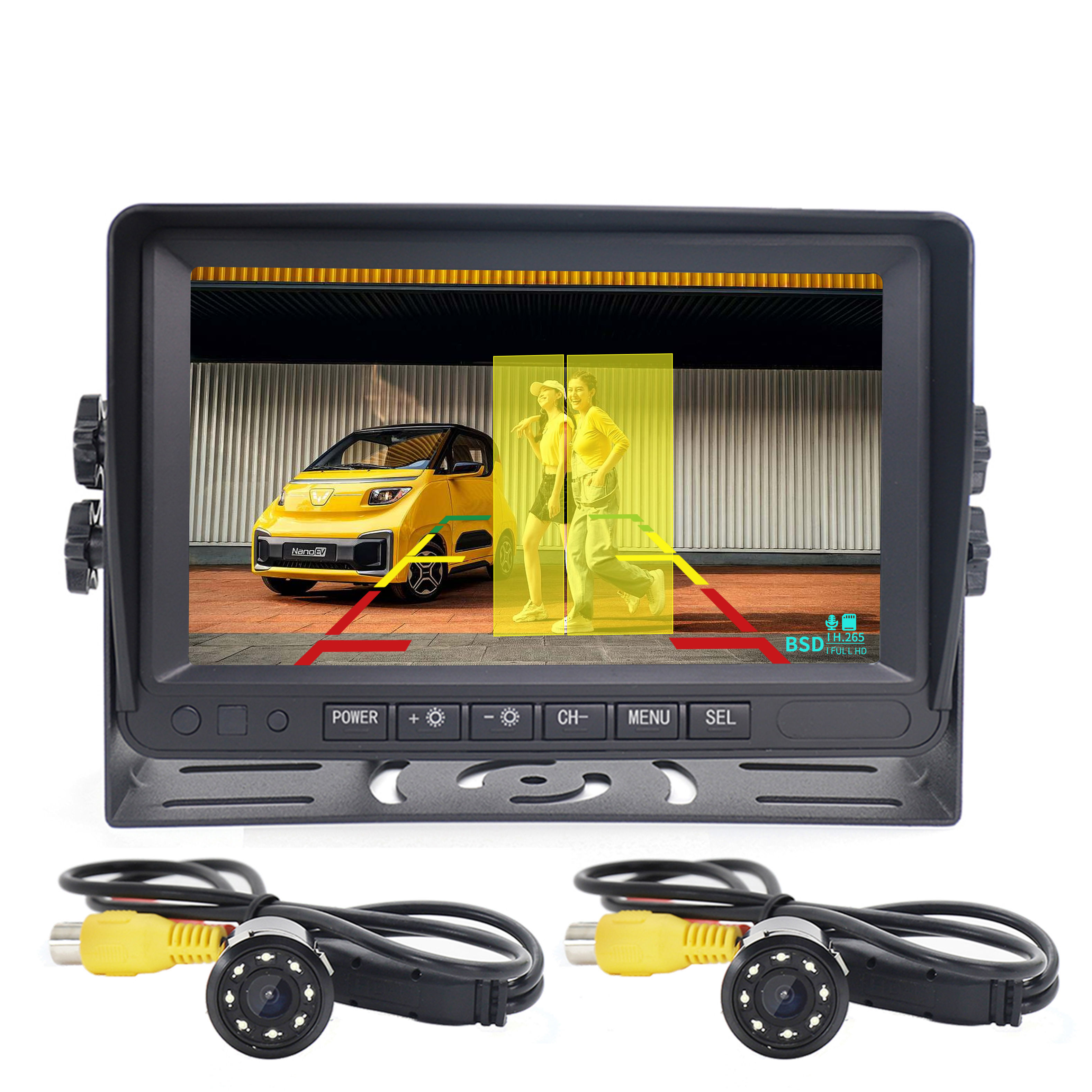 New Full Screen Vehicle Observation System Reverse Screen Waterproof ...