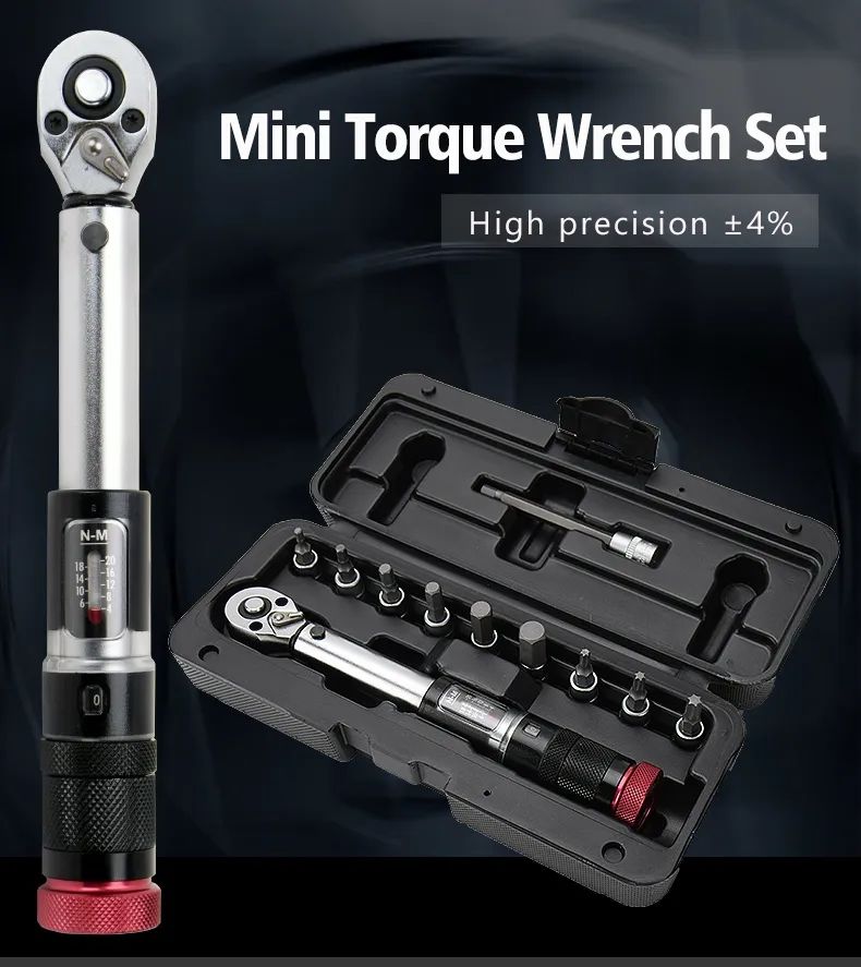 New Measuring Torque Wrench 20nm14nm High Precision Adjustable Bike Car ...