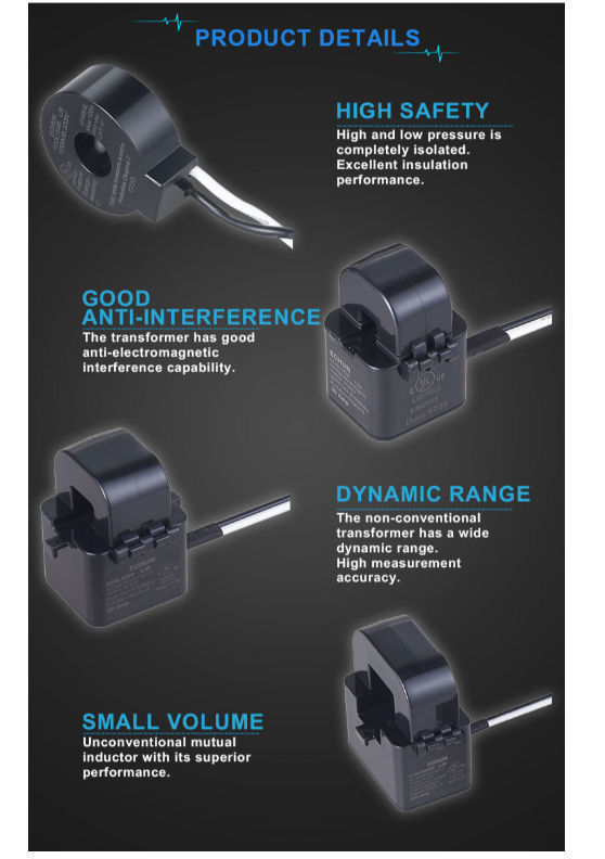 Buy Wholesale China Echun Ul Certification Split Core Current Transformer Ecs24 24mm Hole Ac