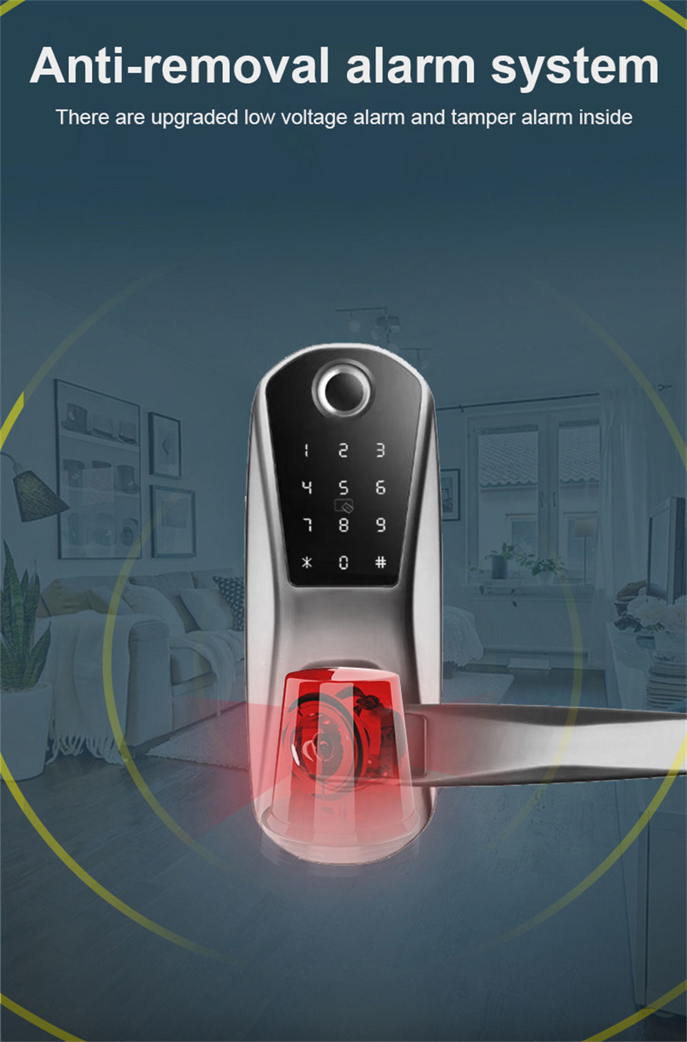 Buy Wholesale China Security Smart Door Lock Smart Multi Point Lock ...