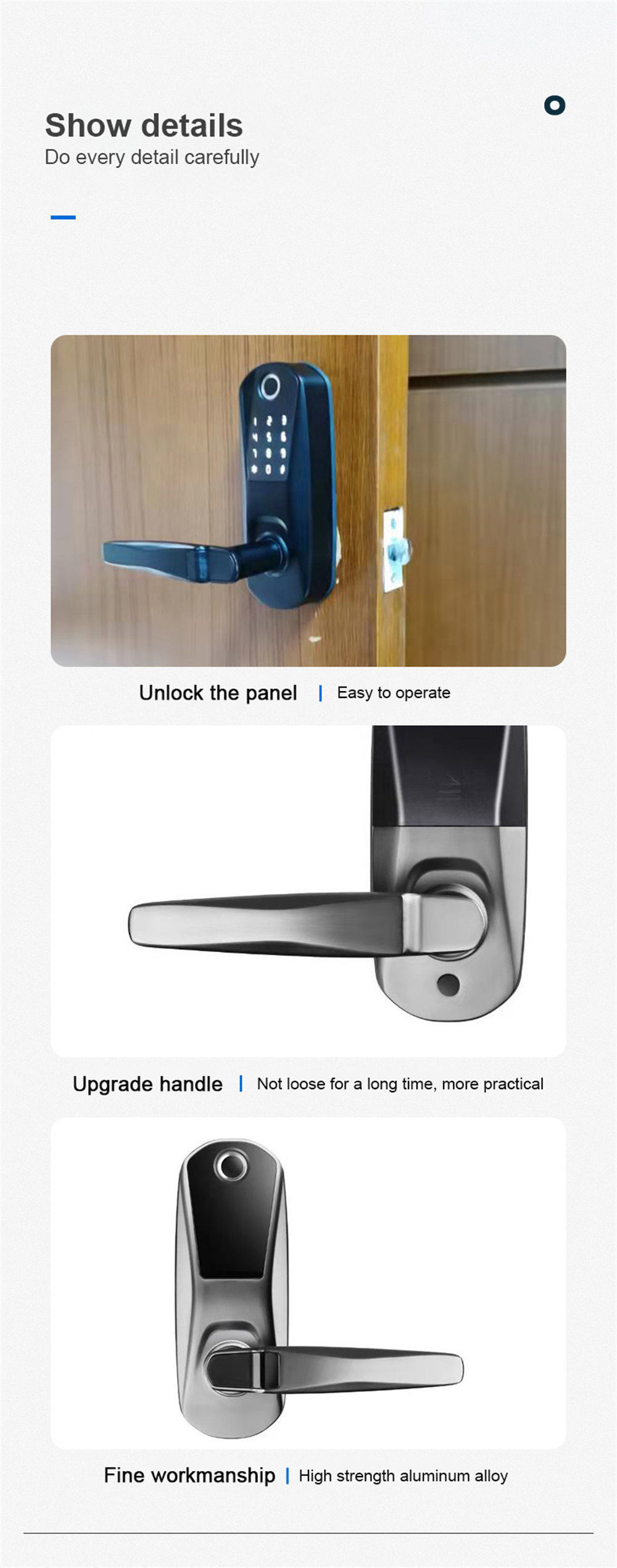 Buy Wholesale China Security Smart Door Lock Smart Multi Point Lock ...