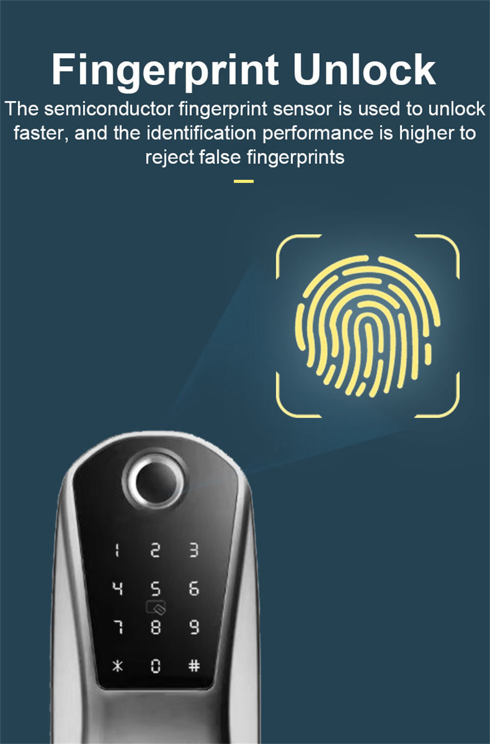 Buy Wholesale China Security Smart Door Lock Smart Multi Point Lock ...