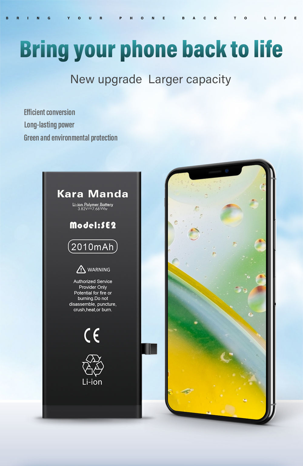 Buy Wholesale China Kara Manda China Oem Phone Battery 2010mah Capacity Mobile Replacement ...