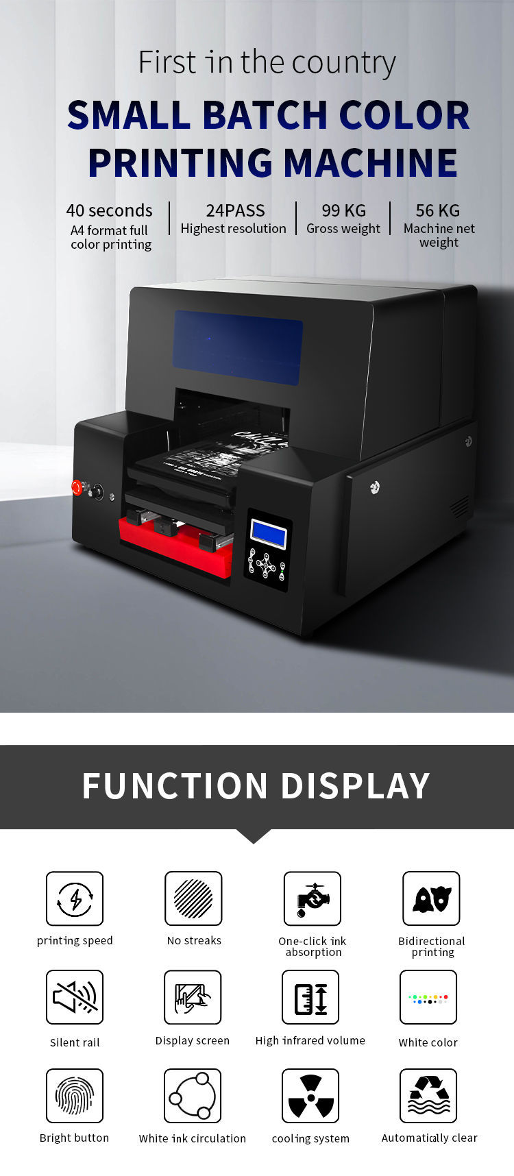 Buy Wholesale China Rf-zz1c A3 Uv Printer Direct To Substrate ...