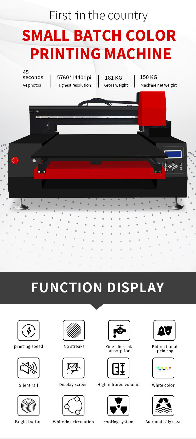 Buy Wholesale China 6090uv Printer Dual Xp600 Printhead For Bottle Pen ...