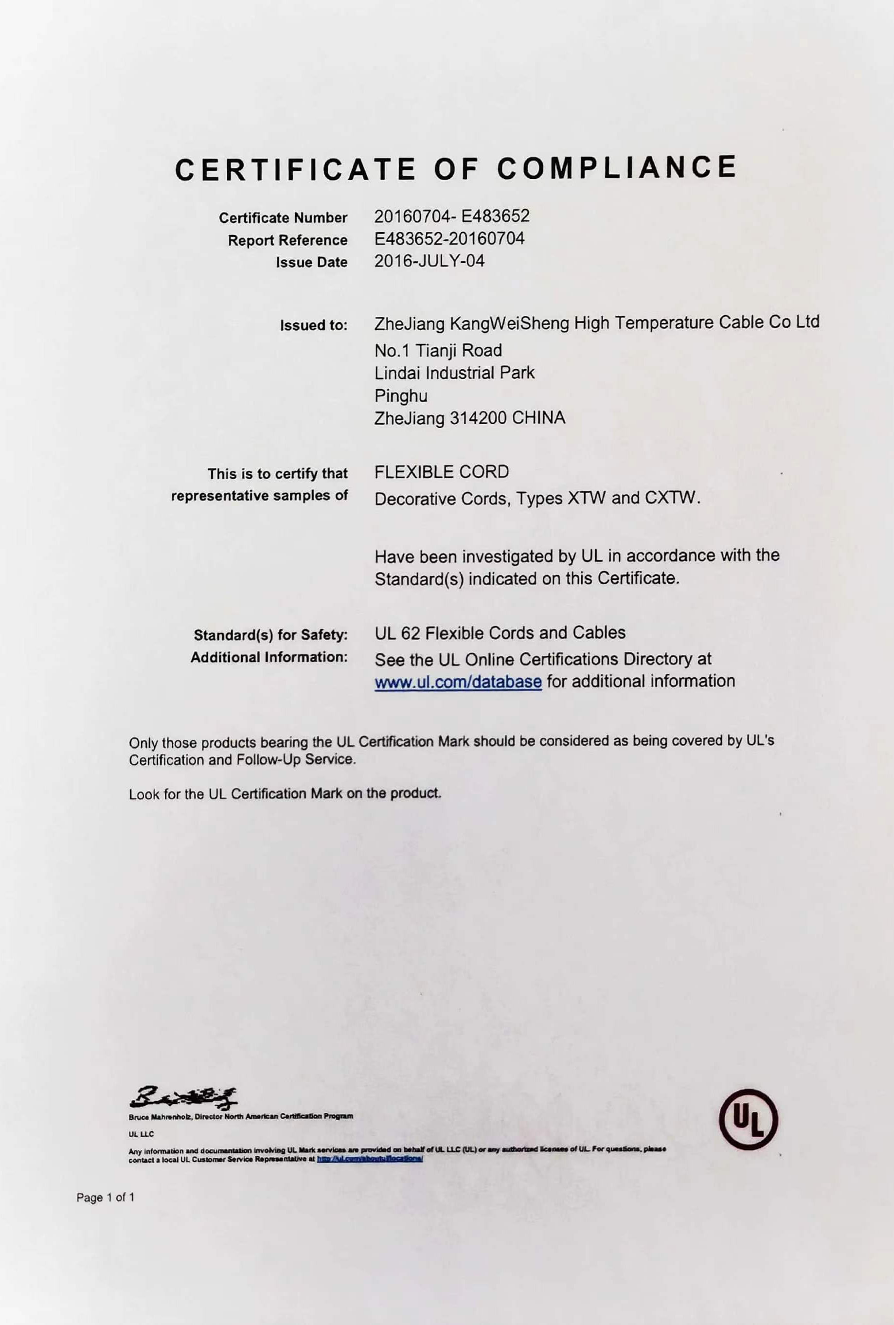 Wholesale Ul1015 Flexible Ul Certified Ul1015/18awg Electrical Cable ...