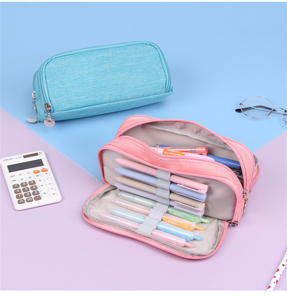 Oem Factory Recycled Pencil Case Durable 600d Pencil Bags Organizer ...