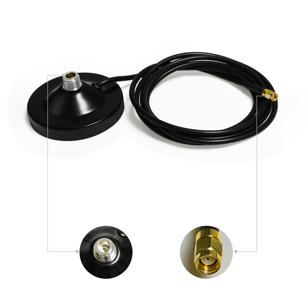 N-female Magnetic Base Mount With Sma Connector For Communication ...