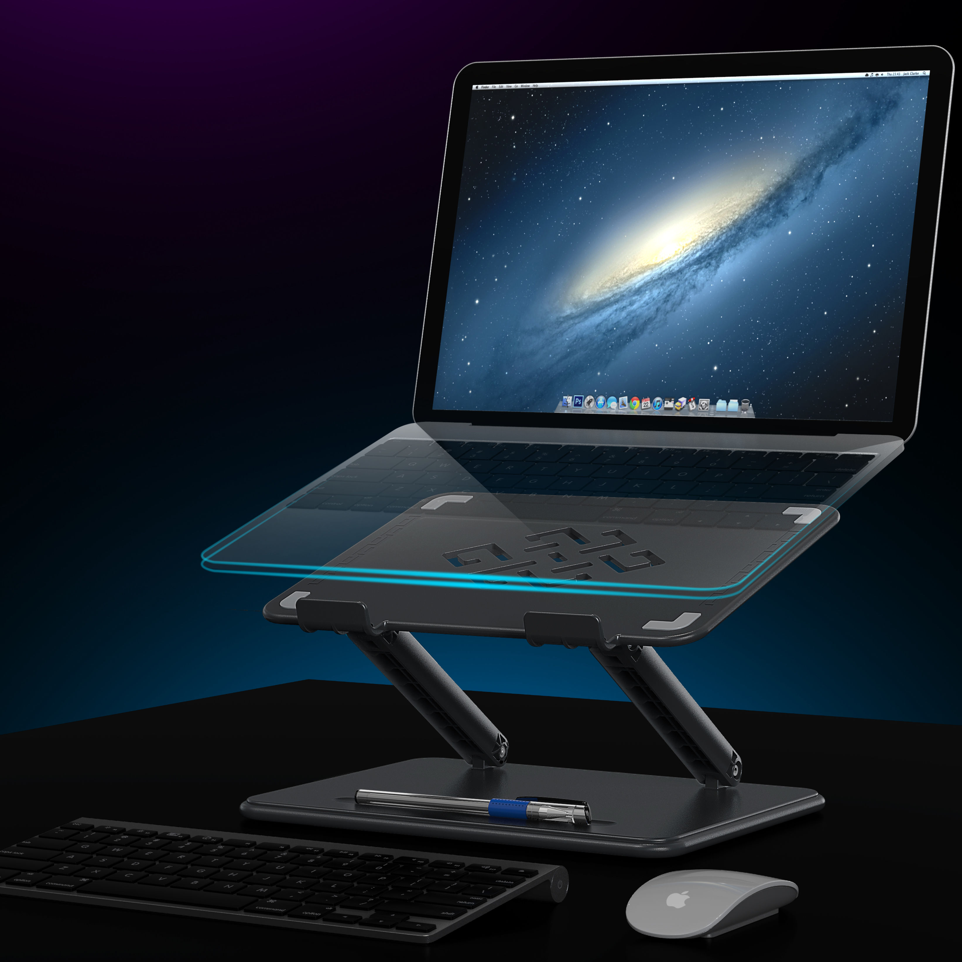 Buy Wholesale China Foldable Laptop Stand,multi-angle Stand With Heat ...