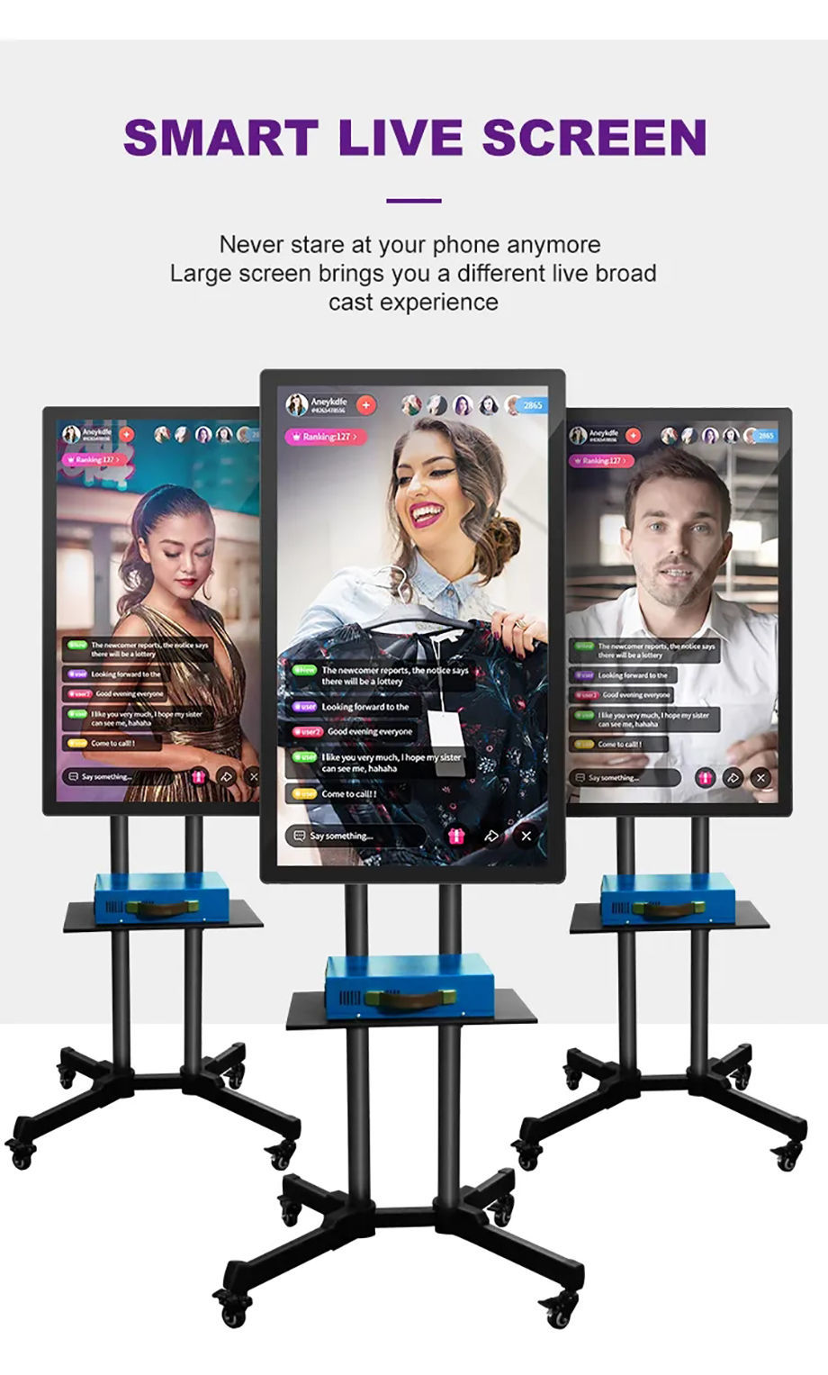 Buy Wholesale China Lcd Screen Professional Broadcast Smart Live ...