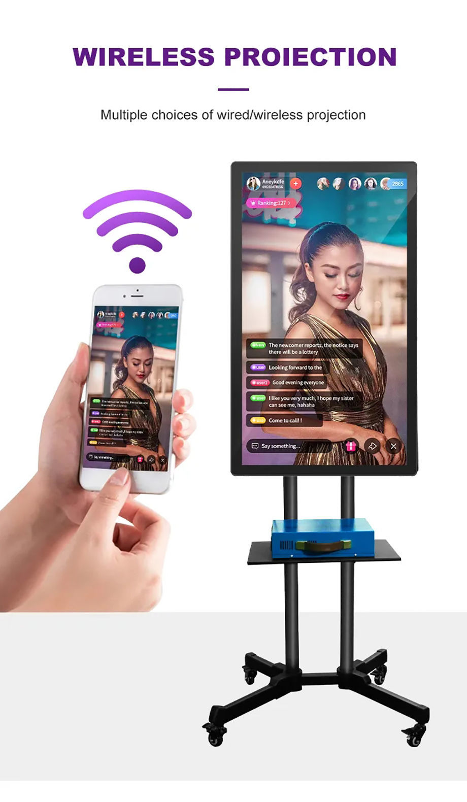 Buy Wholesale China Lcd Screen Professional Broadcast Smart Live ...