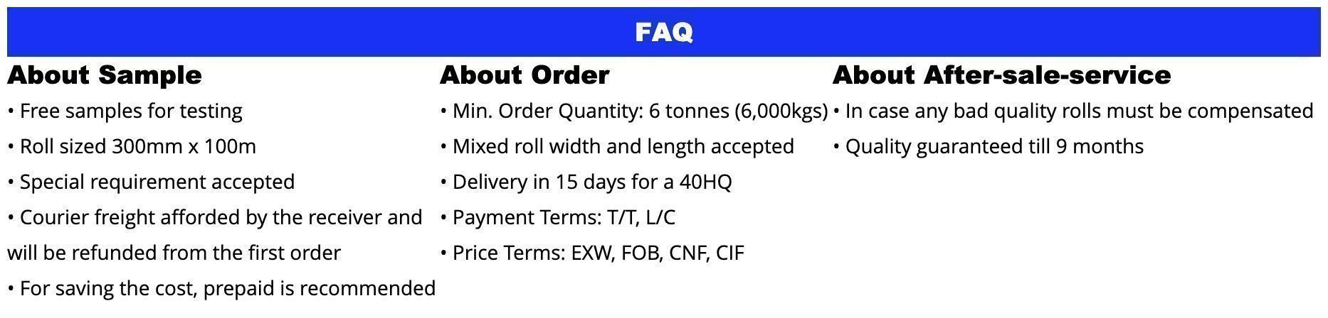 Buy Wholesale China Customized Reel Measures And Thickness Packaging Material Cpp Cast ...