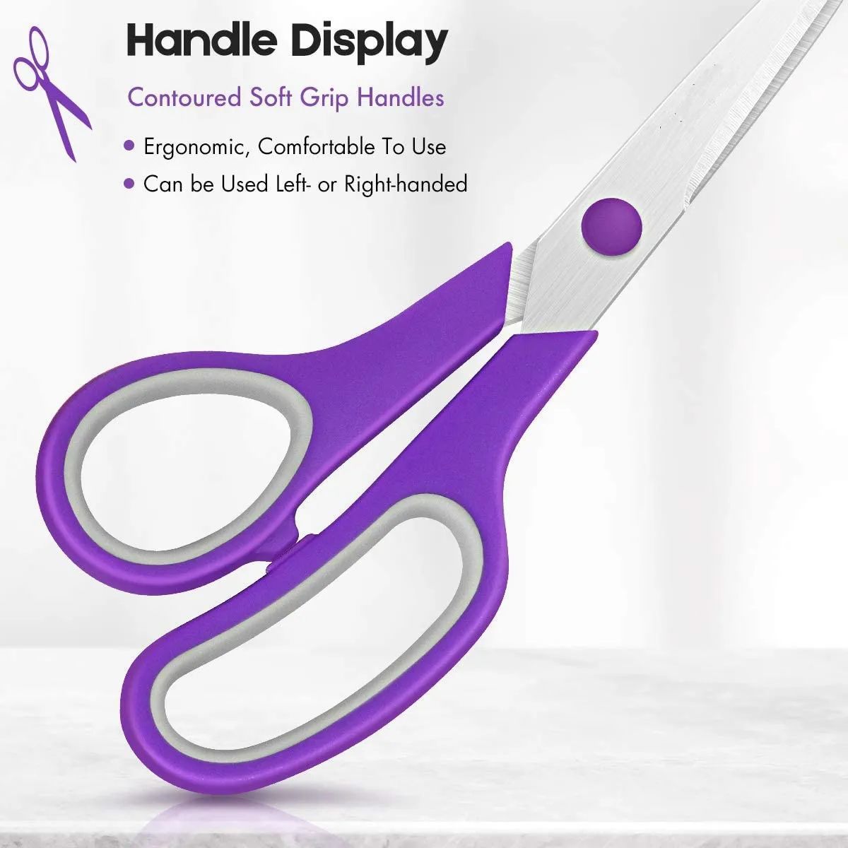 Factory Cheap Utility Scissors Student Scissors Multipurpose 8inch Stainless Steel Sharp Office ...