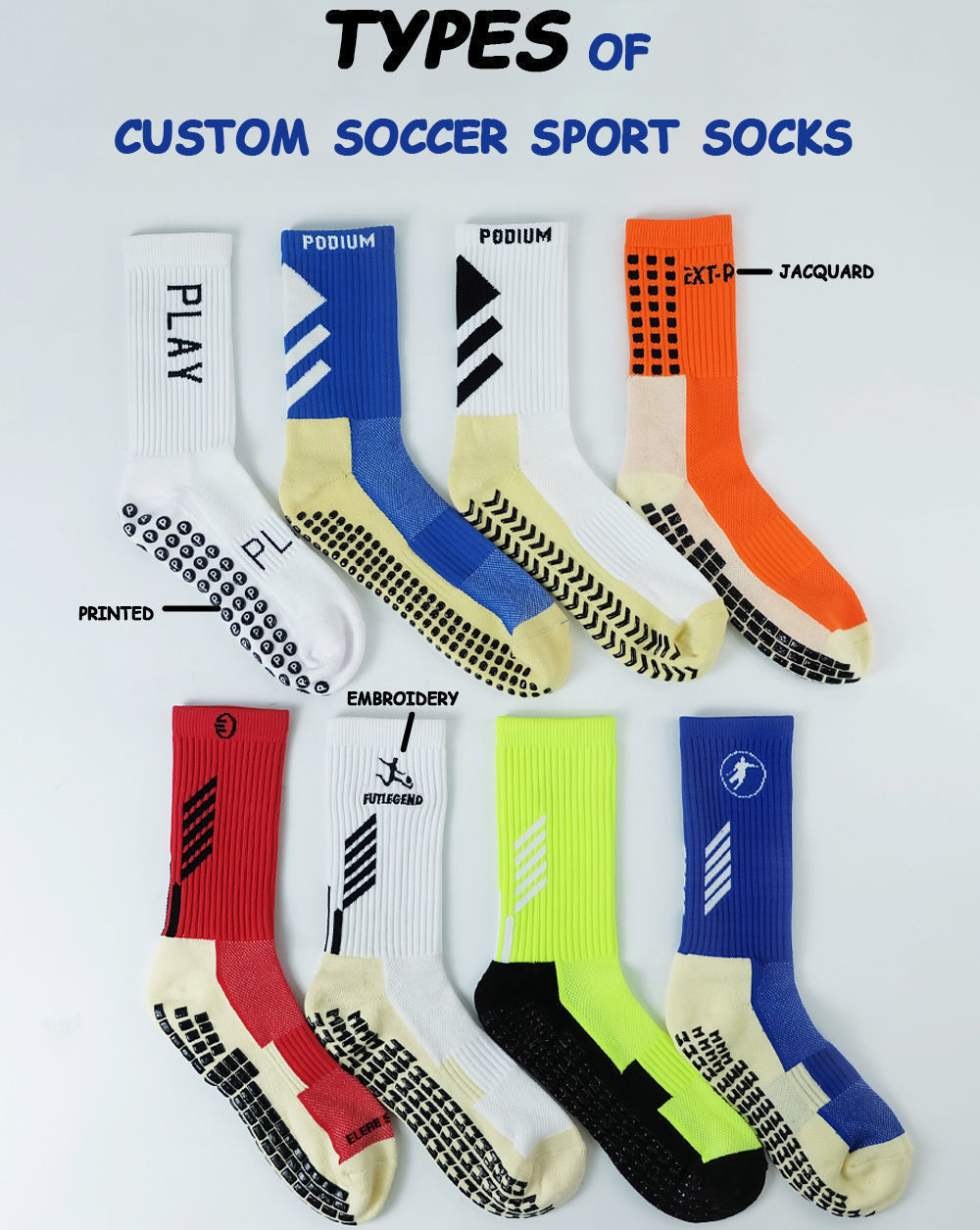 Buy Wholesale China Wholesale Anti-slip High Quality Socks Custom Logo ...