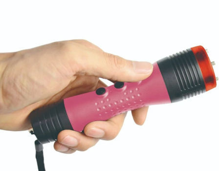 Factory Wholesale Rechargeable Electric Shock Stun Gun With Flashlight ...