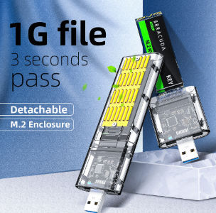 M.2 Ssd Case M2 Sata Ngff To Type C Adapter Aluminum B-key Hard Drive ...