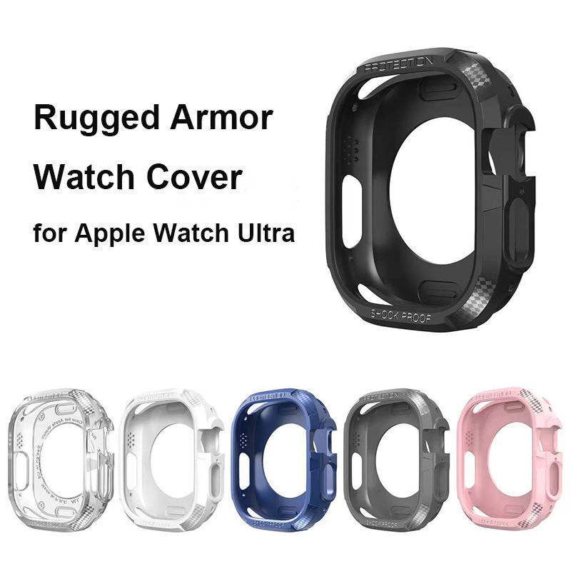 Applwatch Ultra 49mm Watch Case Appl Watch Carbon Fiber Case Tpu ...